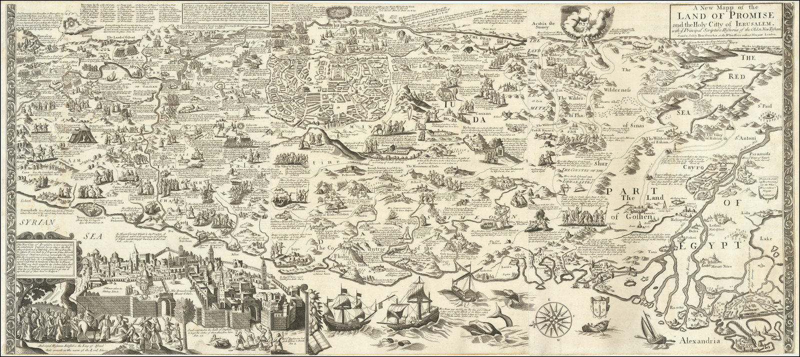 Map Of The Promised Land Biblical Places On Modern Maps: Jordan