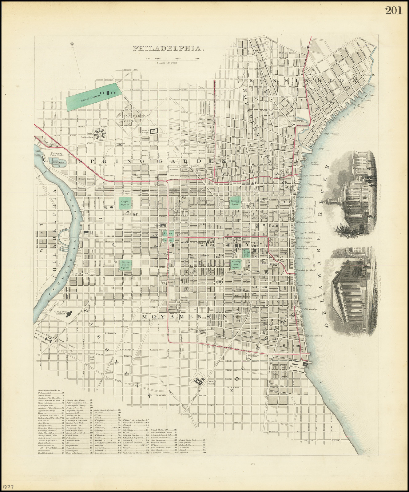 Philadelphia - Barry Lawrence Ruderman Antique Maps Inc.