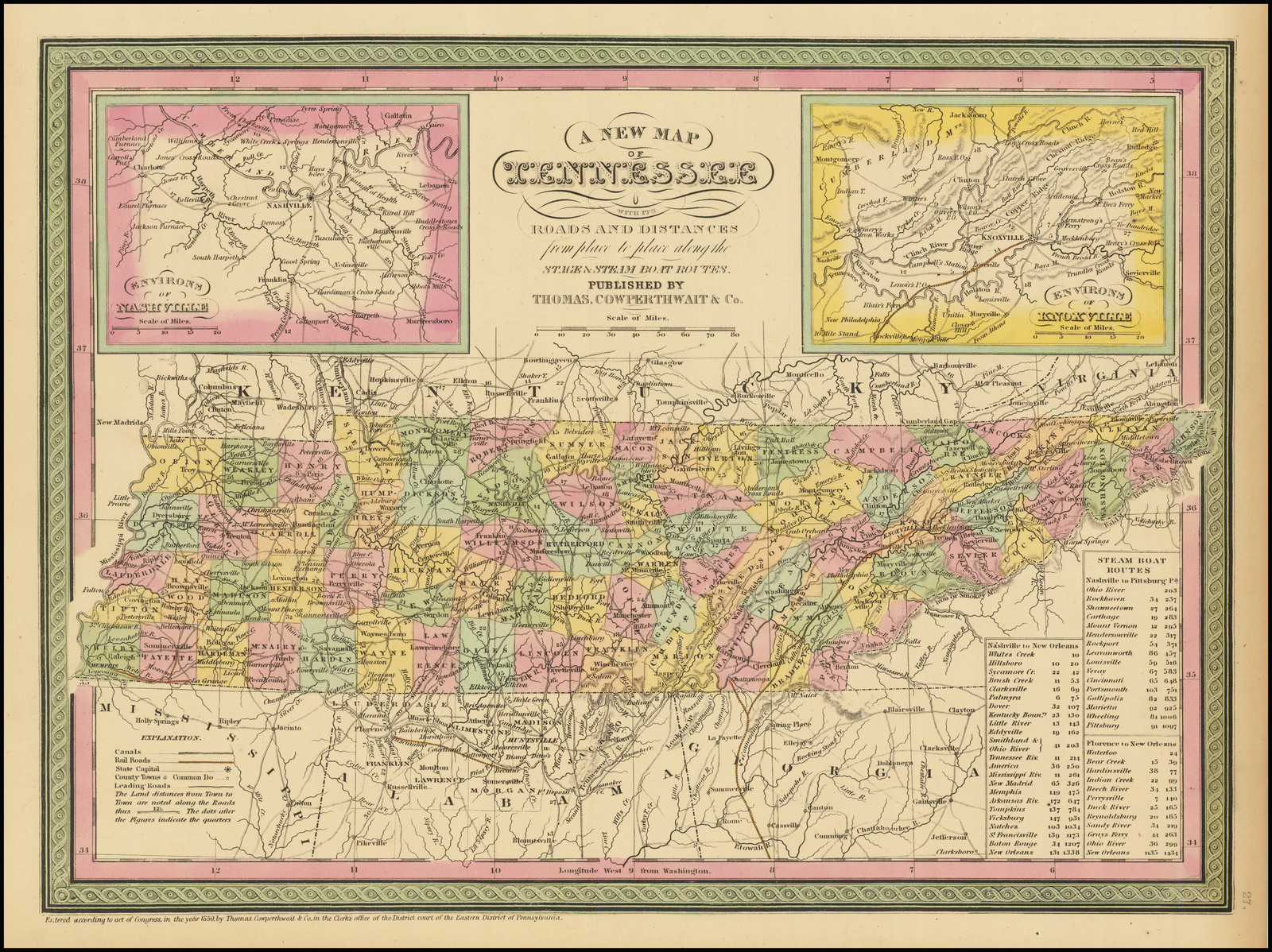 Full Screen Map Of Tennessee
