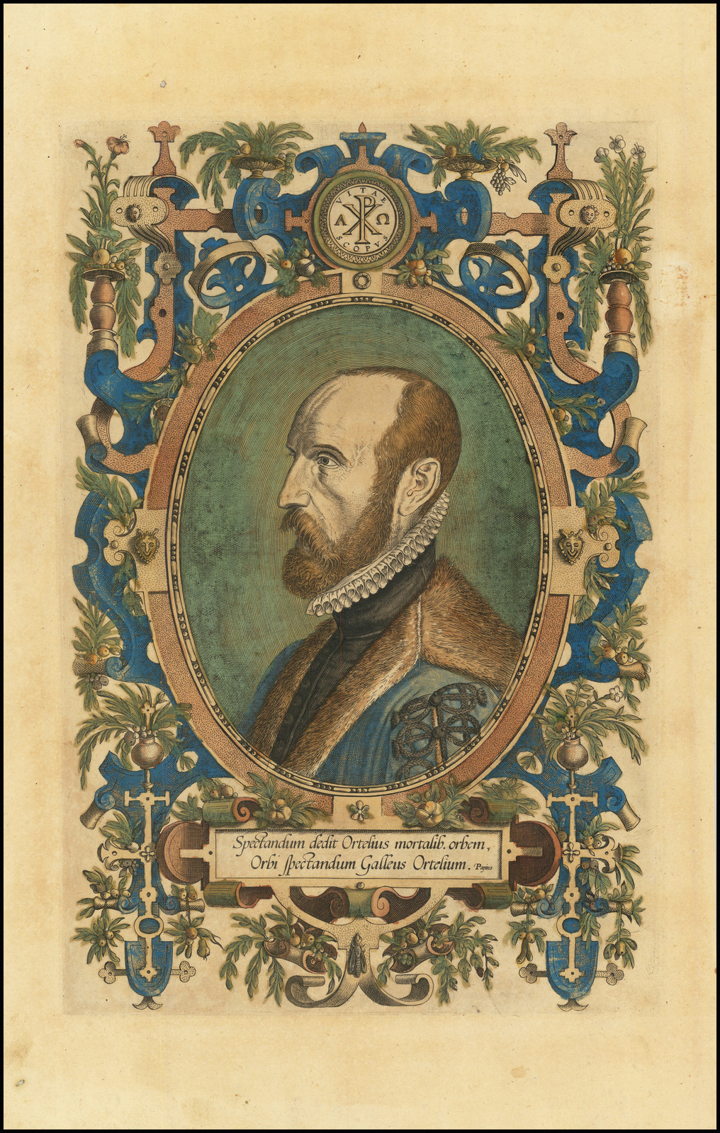 [Ortelius Portrait] Spectandum dedit Ortelius mortalib. orben, Orbi ...
