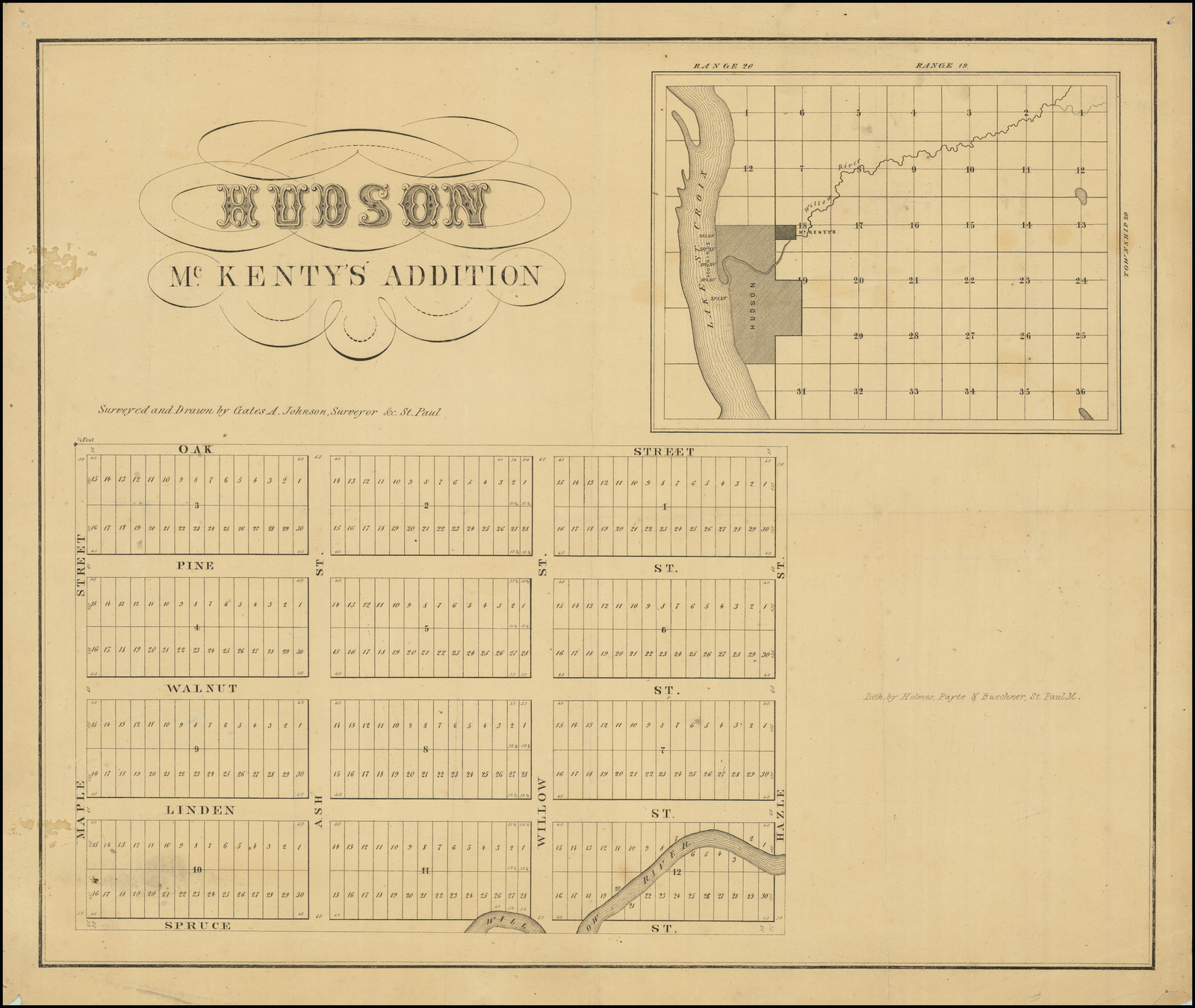 (Hudson, Wisconsin) Hudson McKenty's Addition - Barry Lawrence Ruderman ...