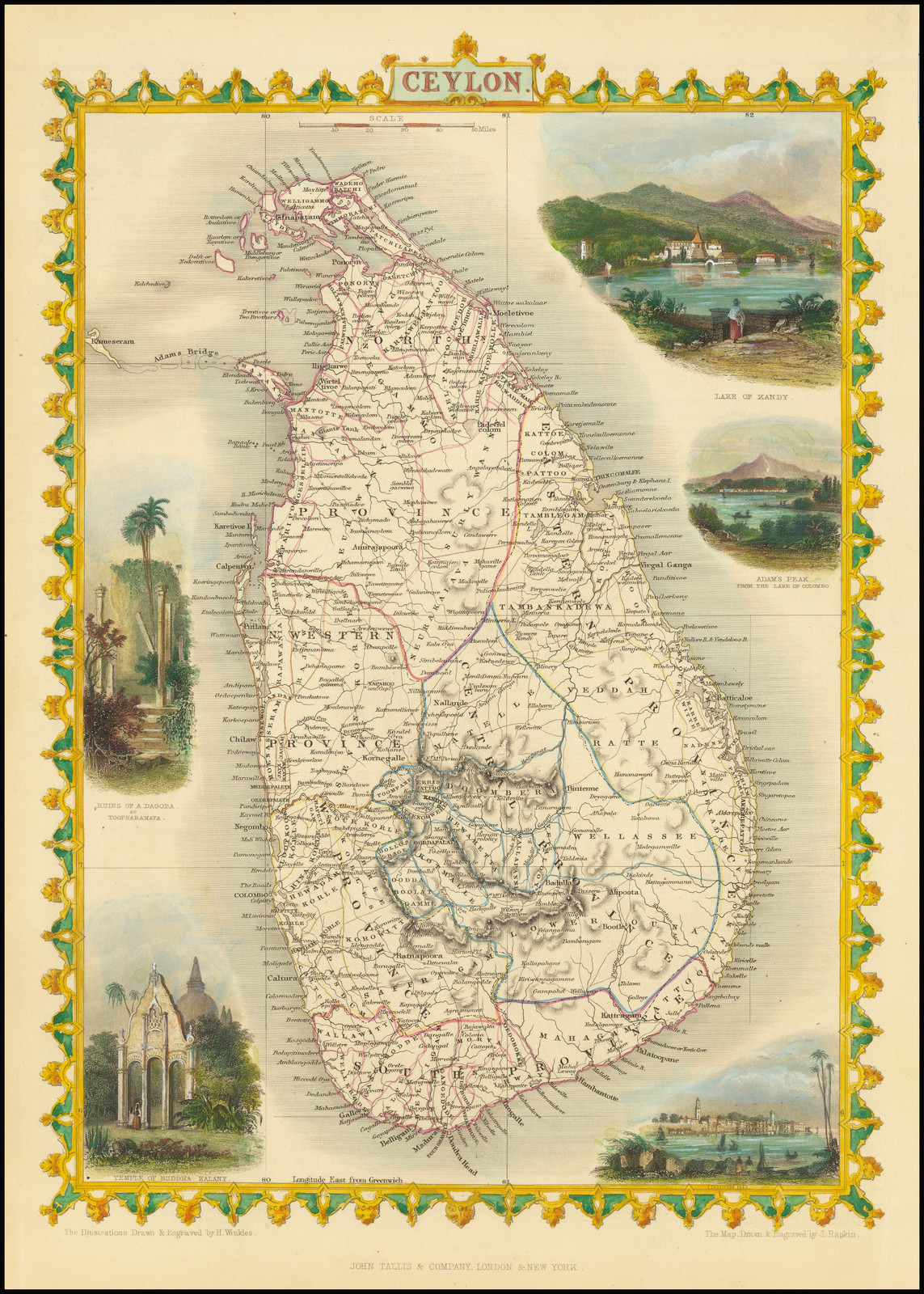 Ceylon - Barry Lawrence Ruderman Antique Maps Inc.