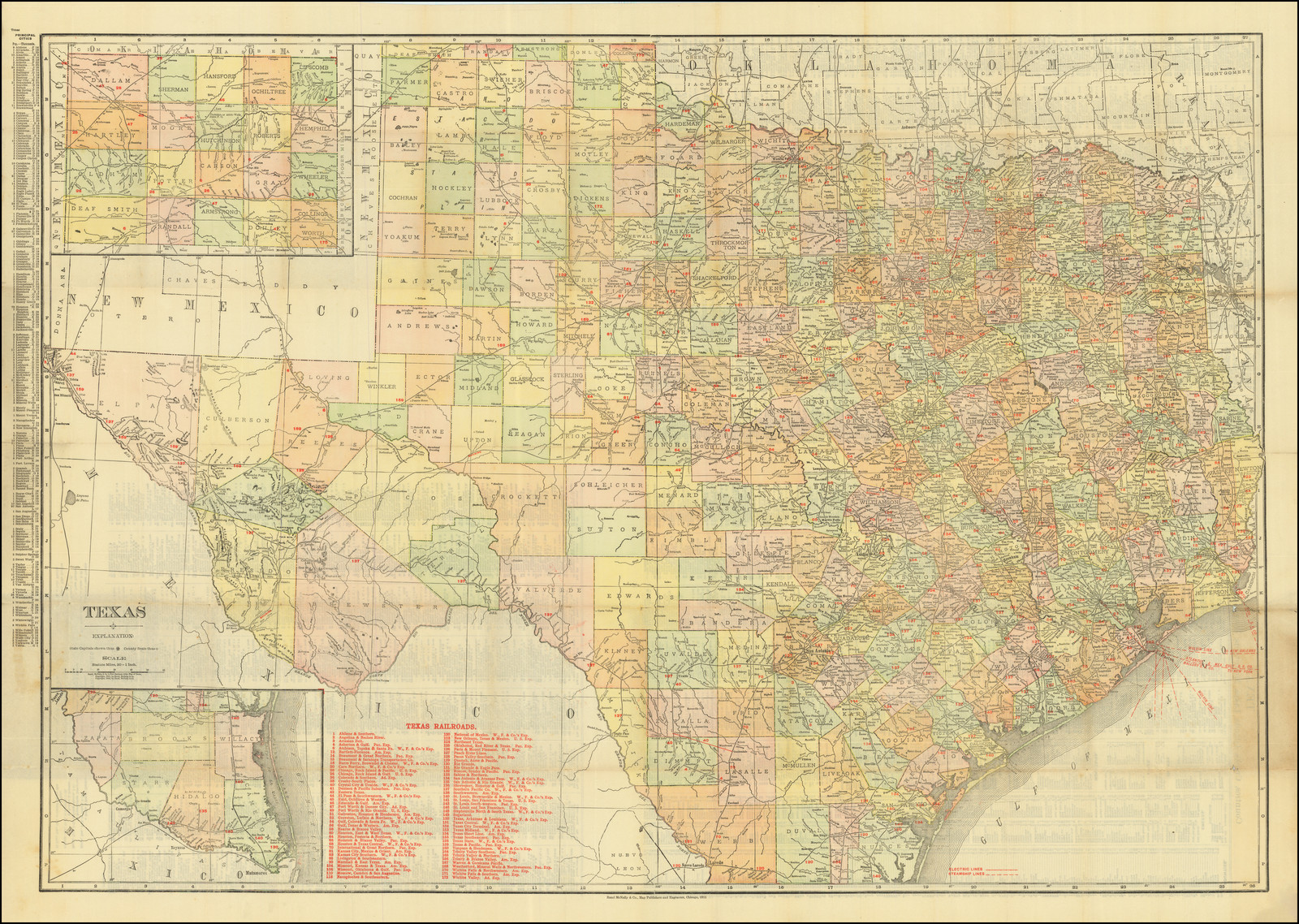 Texas [The Rand McNally Vest Pocket Map of Texas] - Barry Lawrence ...