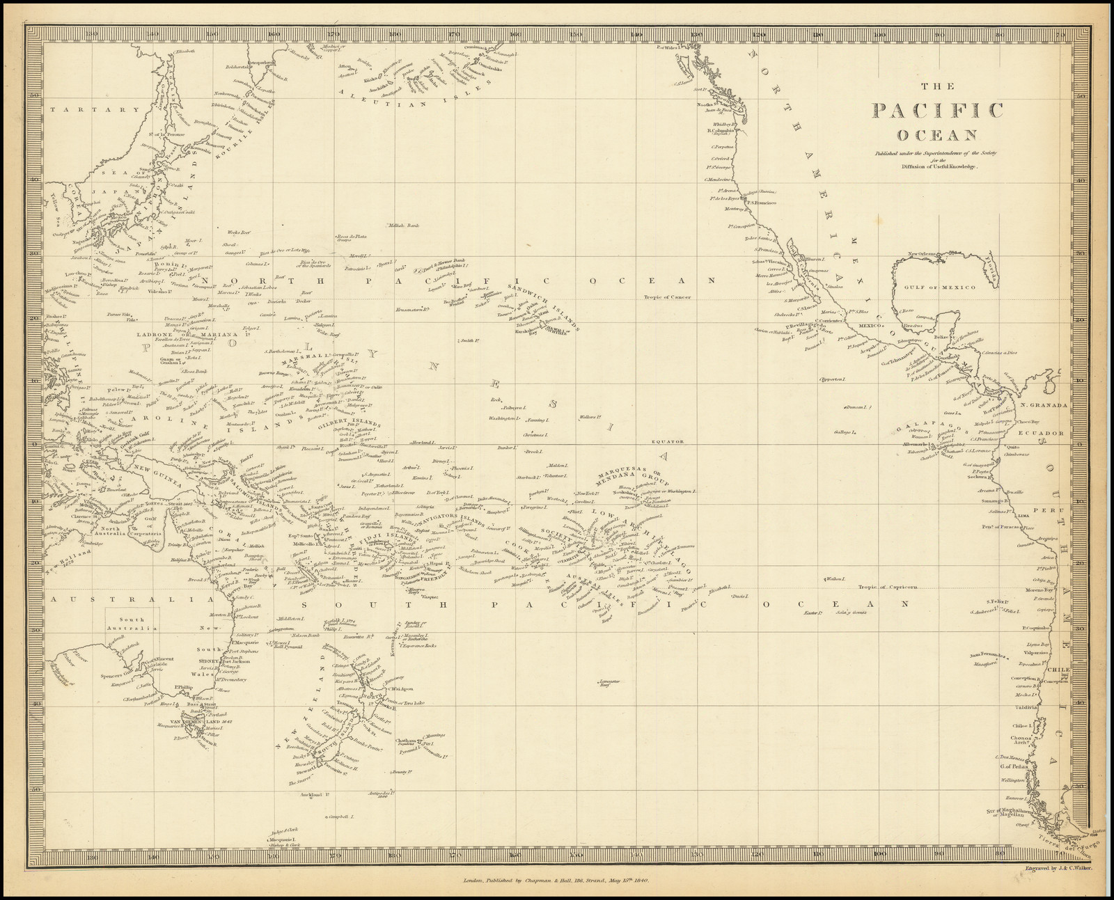 The Pacific Ocean - Barry Lawrence Ruderman Antique Maps Inc.