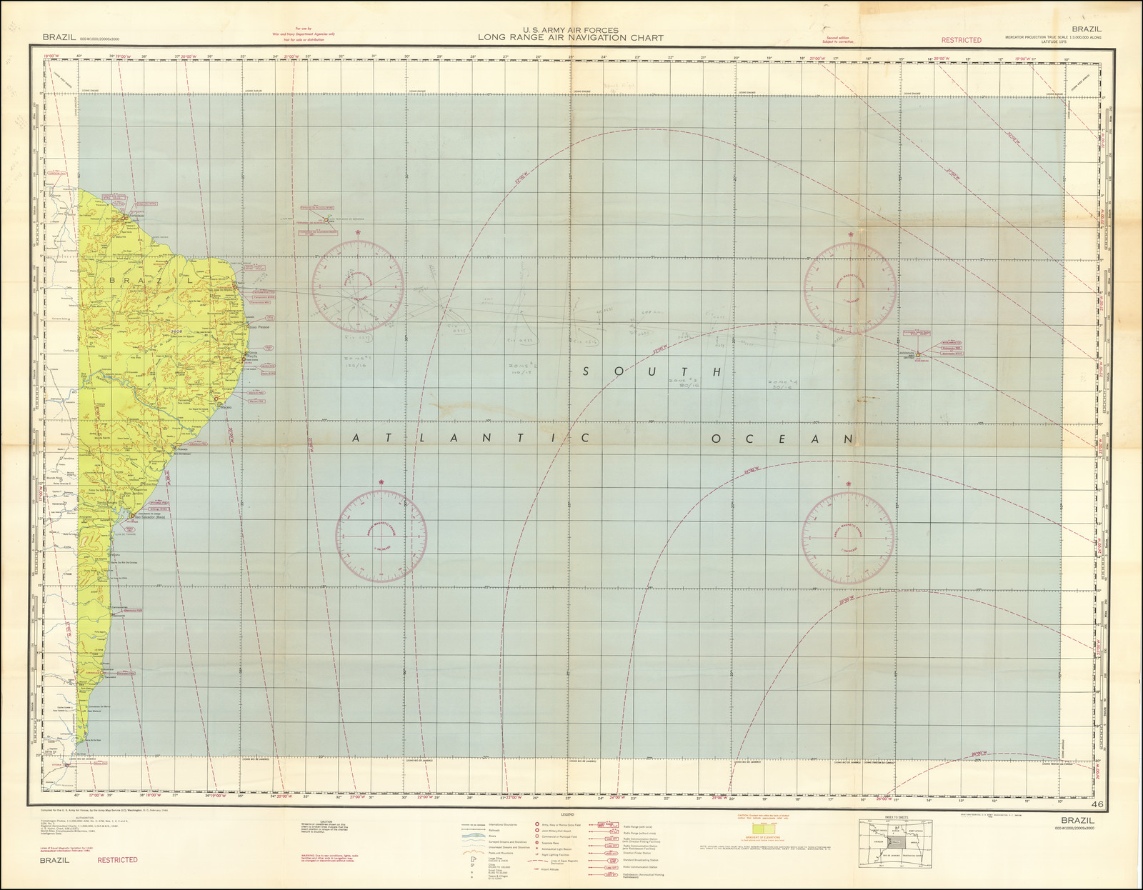 (Second World War - Aeronautics) U.S. Army Air Forces Long Range Air ...