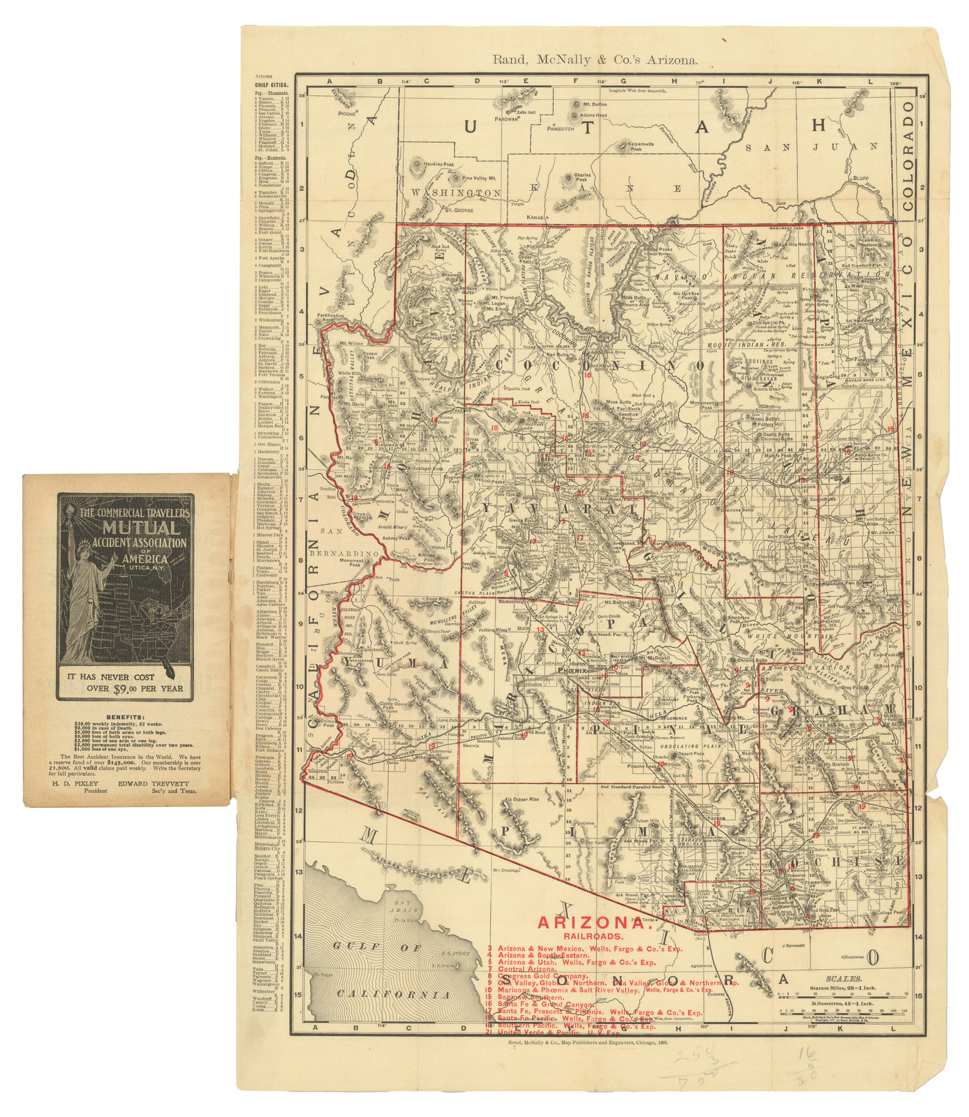 Rand McNally & Co.'s Indexed County and Township Pocket Map and Shipper ...