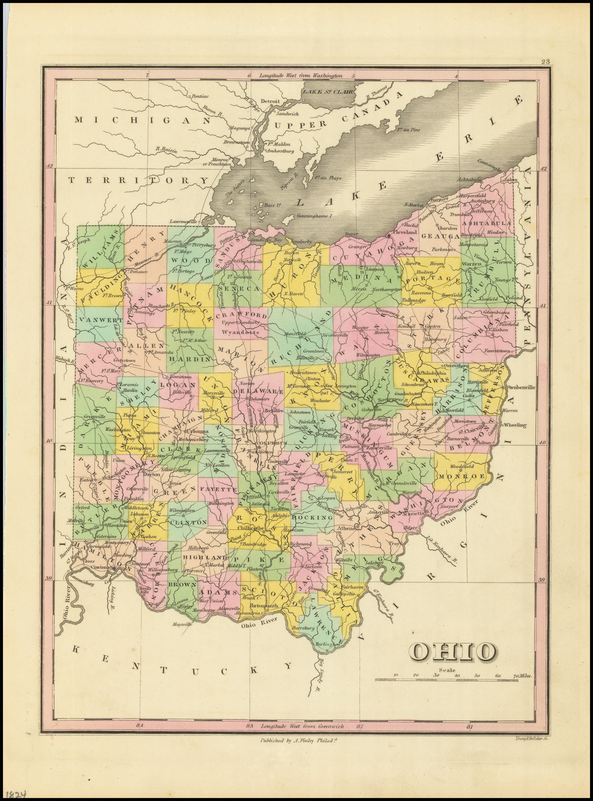 Ohio - Barry Lawrence Ruderman Antique Maps Inc.