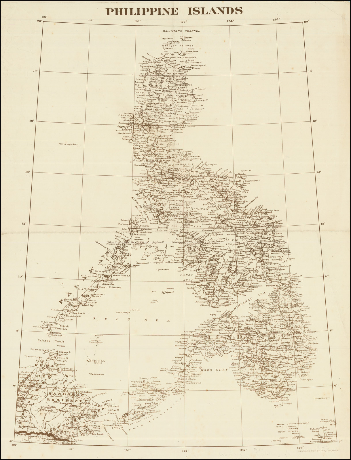 Philippine Islands - Barry Lawrence Ruderman Antique Maps Inc.