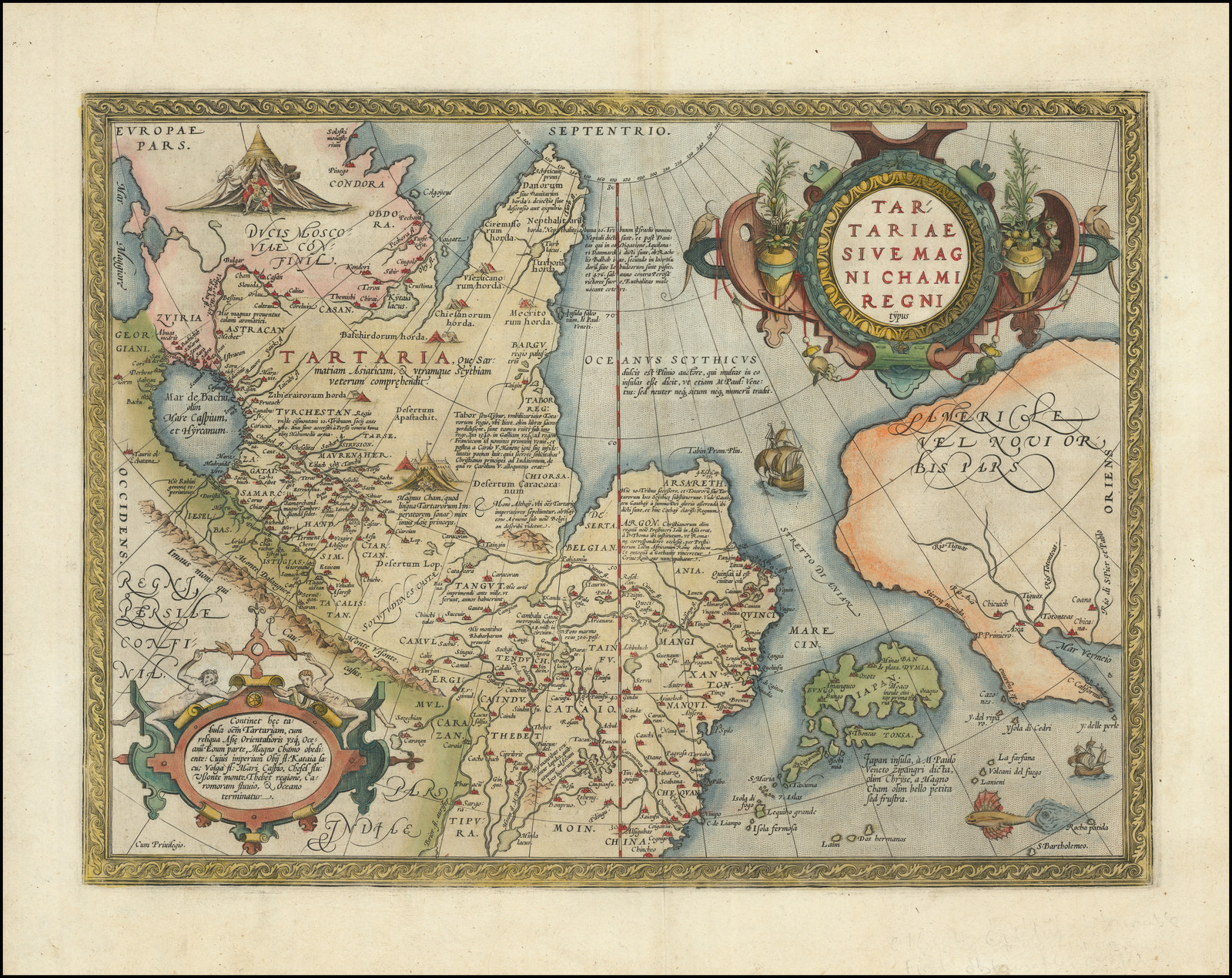 Tartariae Sive Magni Chami Regni typus - Barry Lawrence Ruderman ...