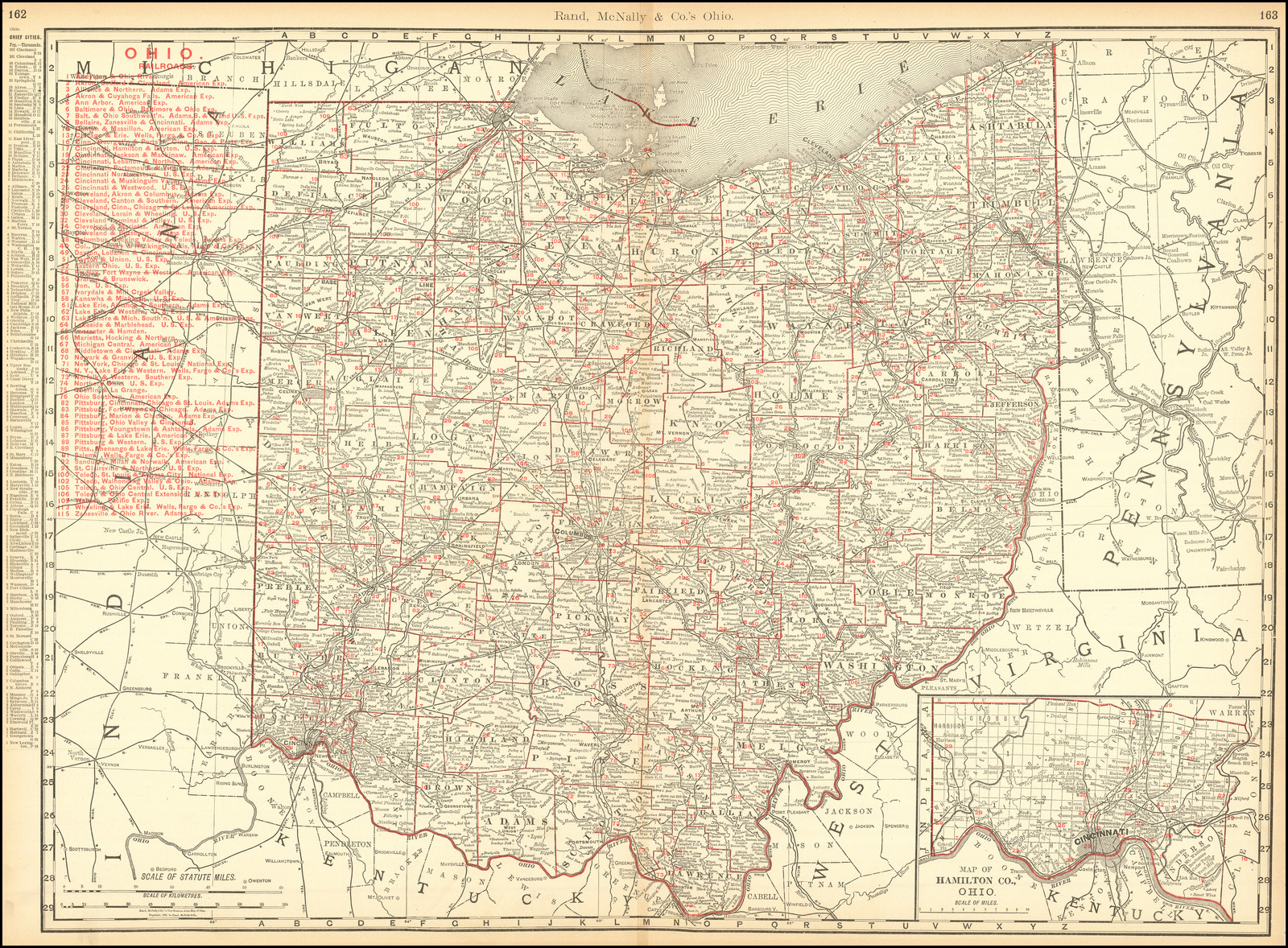 Vintage Maps Of Zanesville Ohio