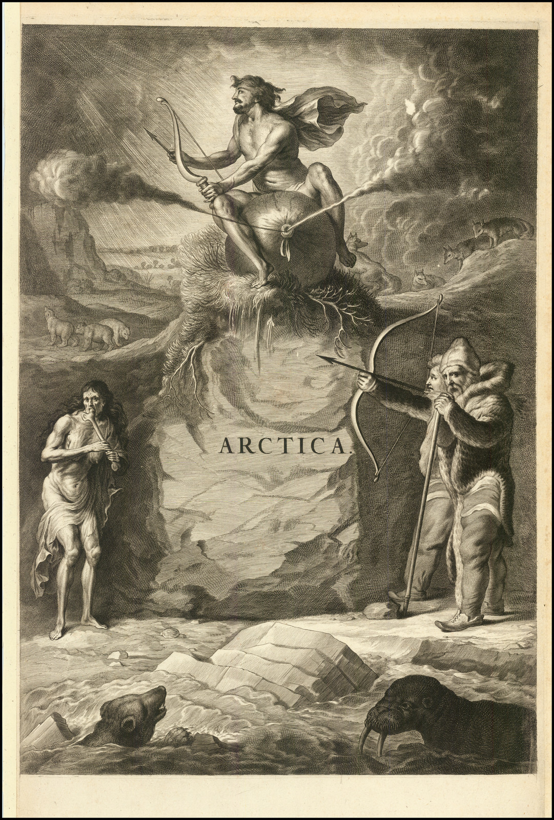 Arctica (Atlas Maior Engraved Frontispiece) - Barry Lawrence Ruderman ...