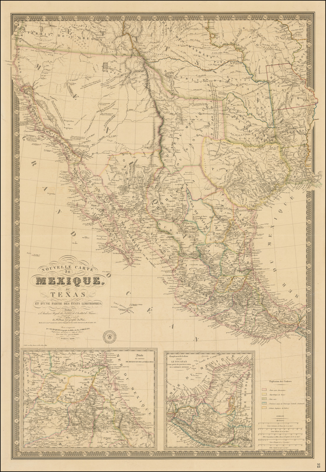 Mapa De Los Asentamientos Franceses En Texas