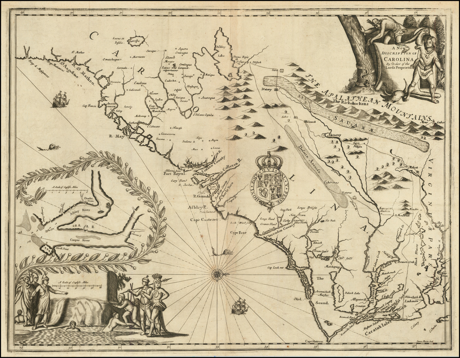 A New Discription of Carolina By Order of the Lords Proprietors - Barry ...