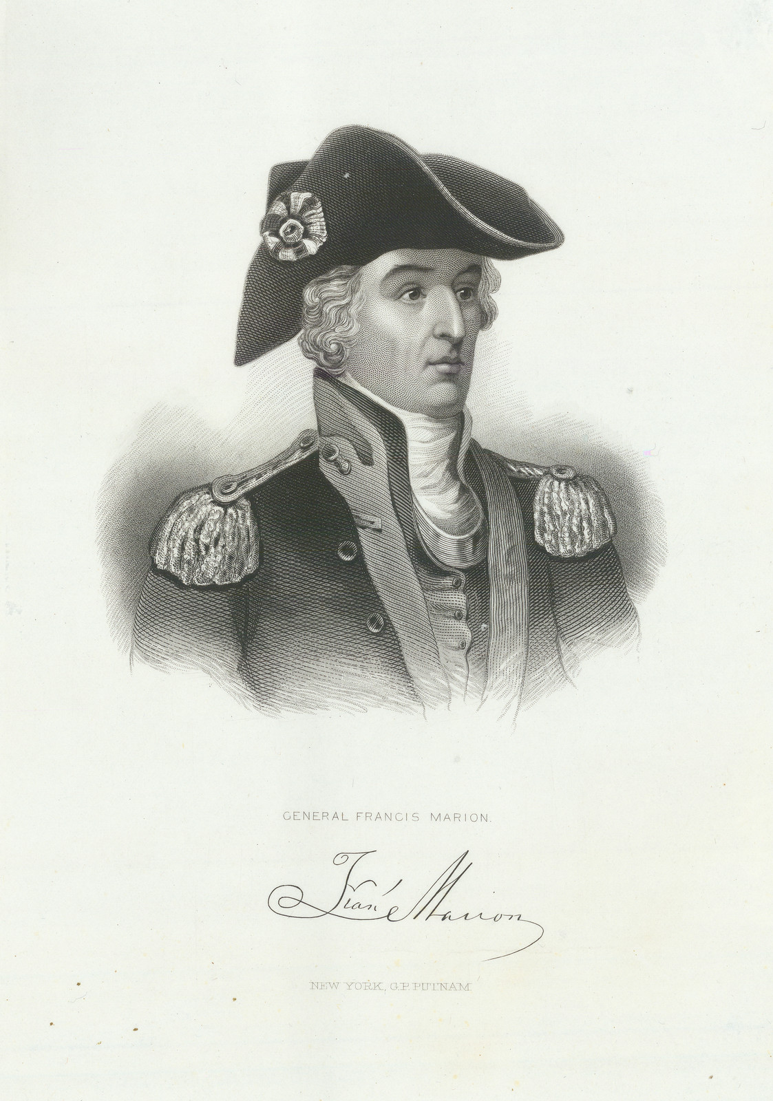 General Fancis Marion - Barry Lawrence Ruderman Antique Maps Inc.