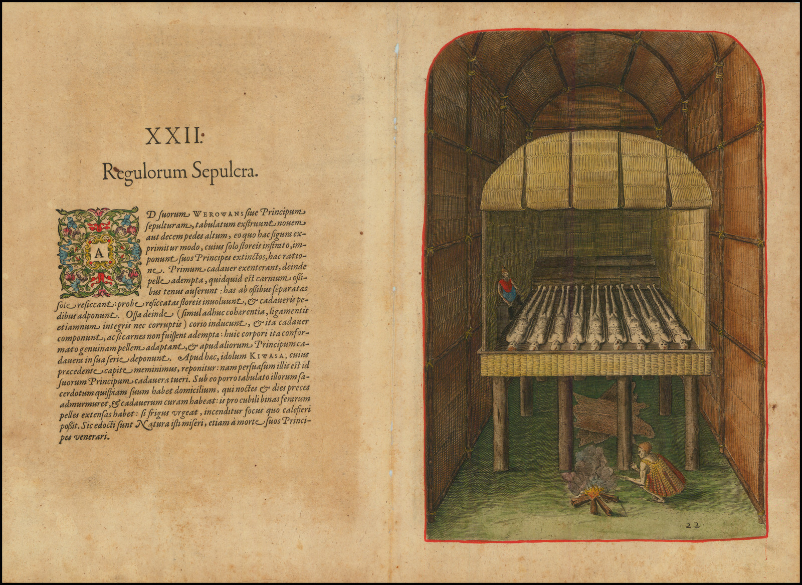 (Powhatan Burial Practices) Regulorum Sepulcra XXII [Tombs of the ...