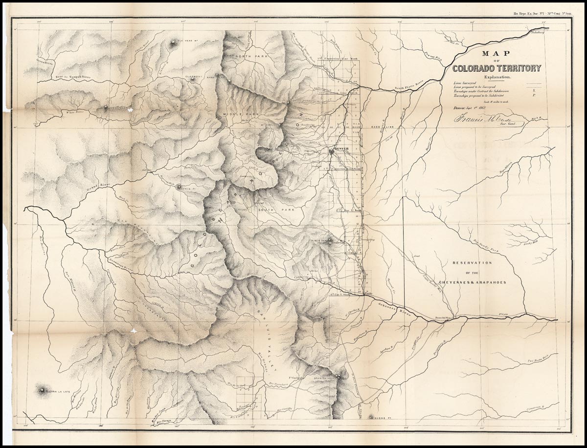 Map of Colorado Territory…1862 - Barry Lawrence Ruderman Antique Maps Inc.