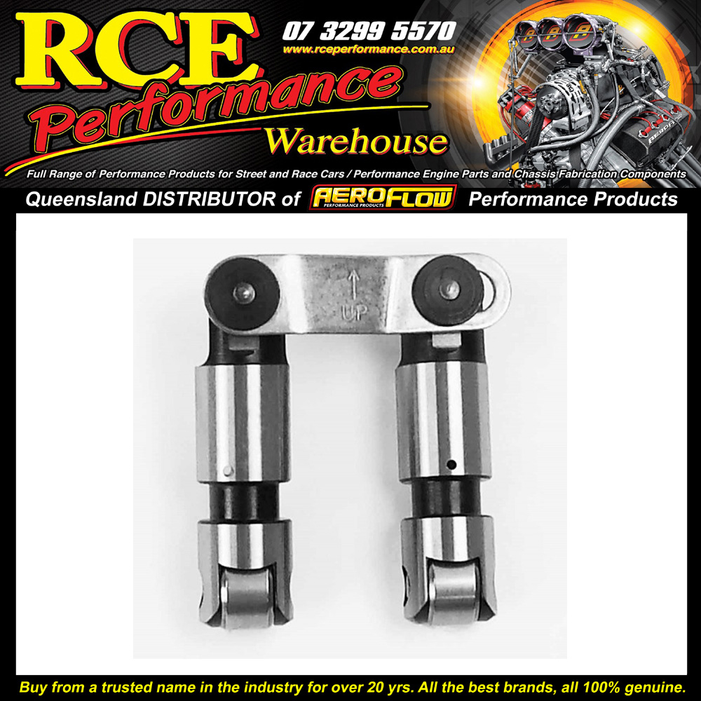 Crower 66293H-16 Severe-Duty Mechanical Roller Lifters BBC Offset 0.842 ...