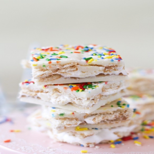 White Chocolate Ritz Fluffernutter Bars