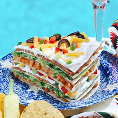 Tex-Mex Chicken and Tortilla Stack