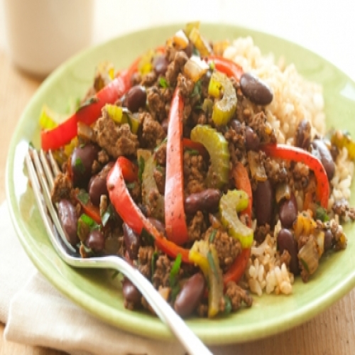 Cajun Beef Skillet Supper