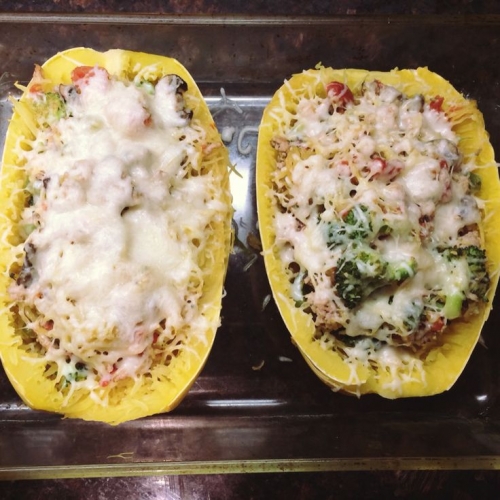 Spaghetti Squash Boats