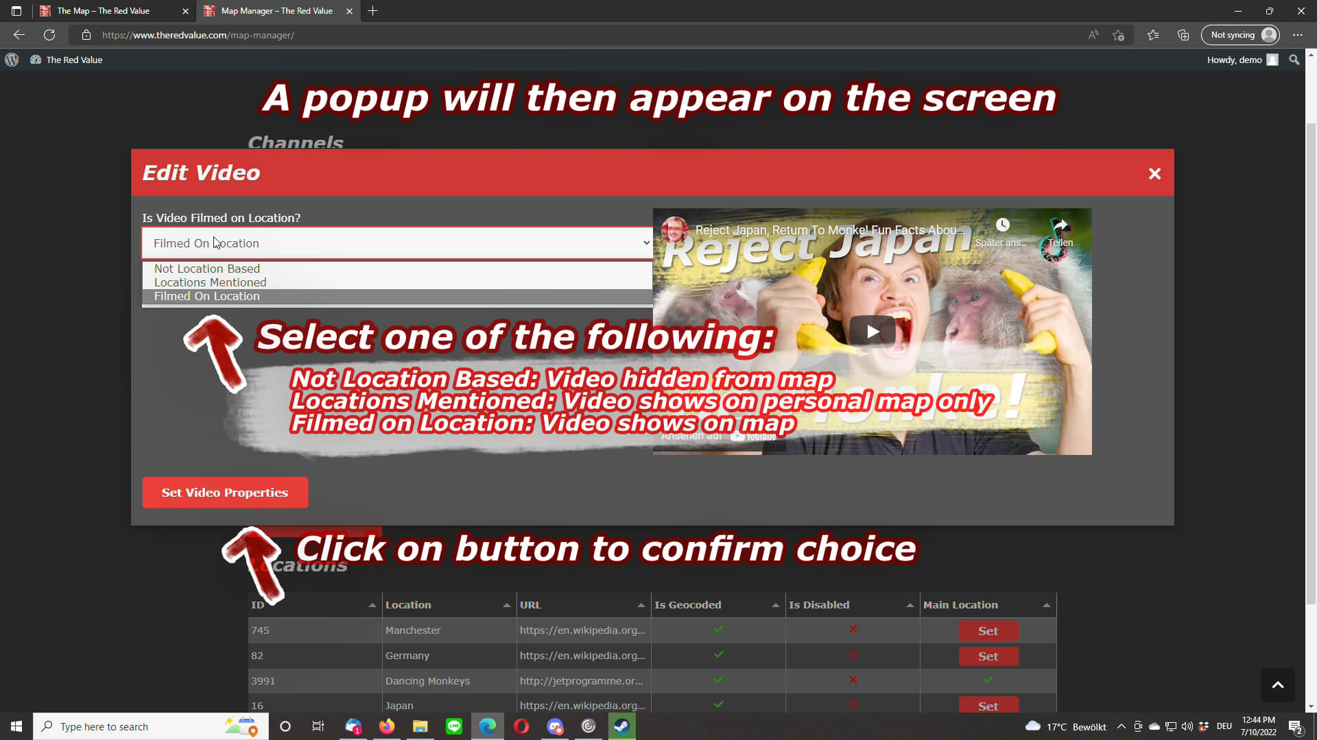 How to Edit the Map – The Red Value