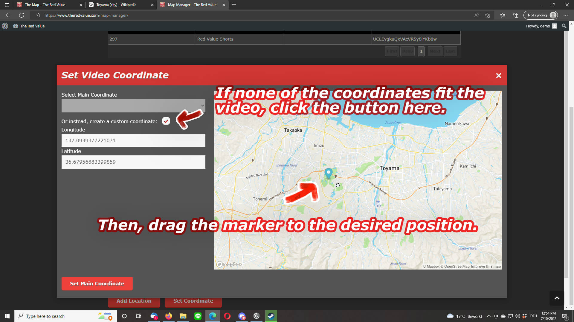 Map Editing Now Available – The Red Value