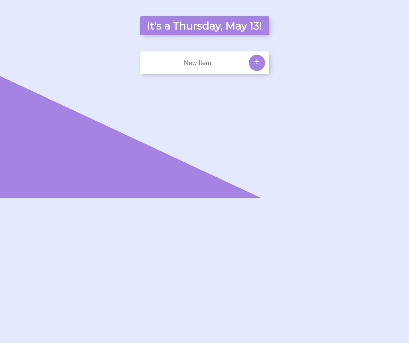 To Do List App Replit