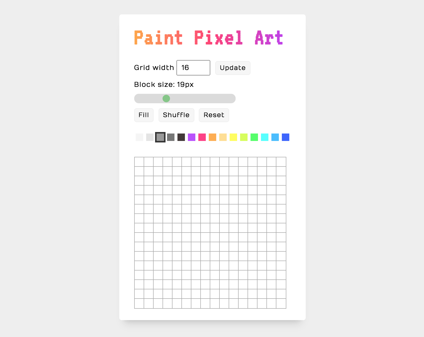vue: paint pixel art - Replit
