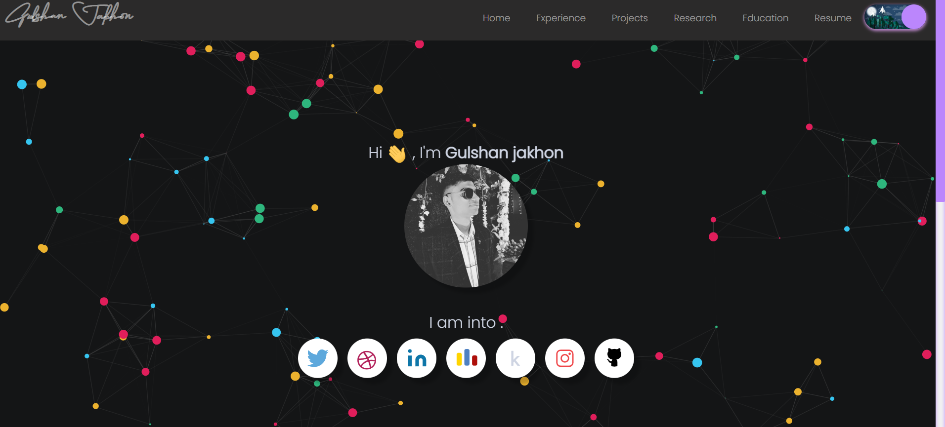 Portfolio template - Replit