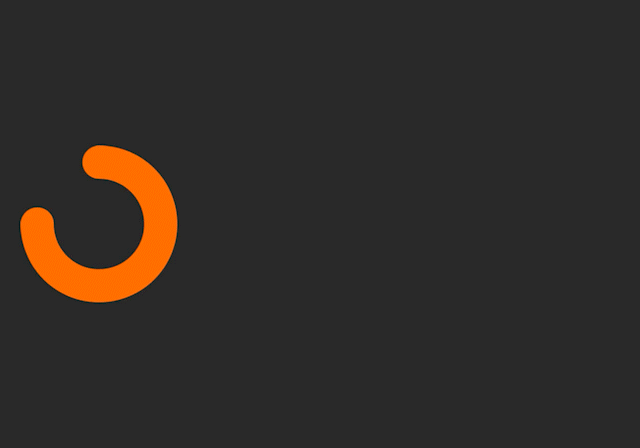 Loading Gif Orange Transparent