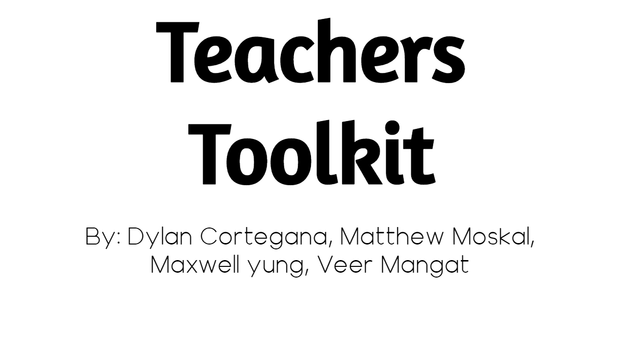 Teachers ToolKit - Replit