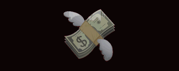 Flying Money Animated Gif