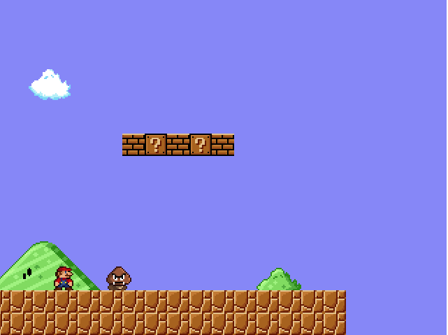A Mario game. - Replit