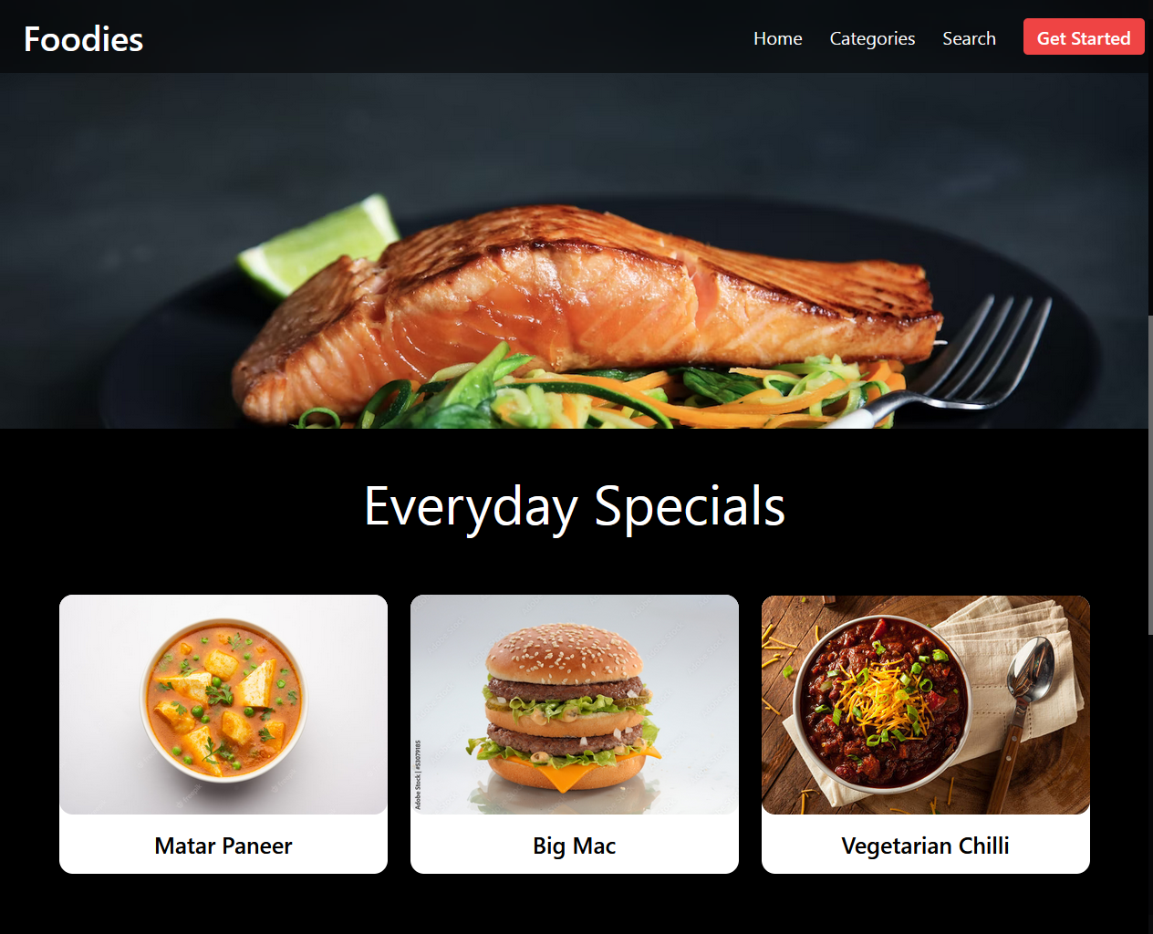 Foodies - A recipe website - Replit