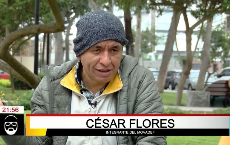 César Flores, integrante del Movadef: Pedro Castillo es un aliado del ...