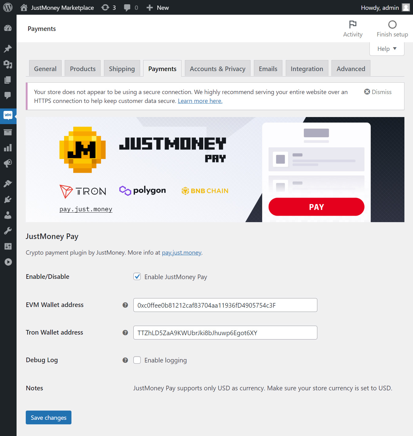 JustMoney Pay | Devpost