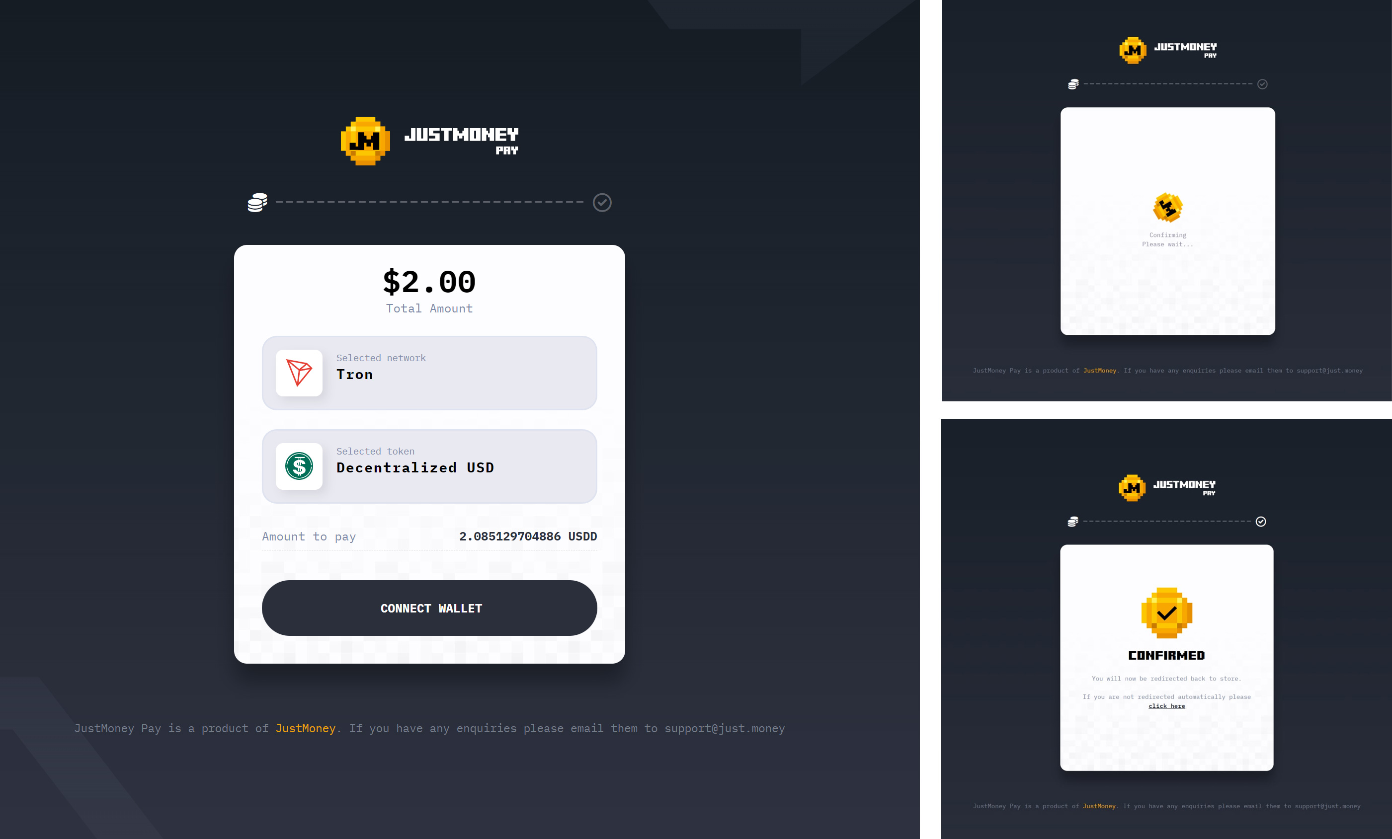 JustMoney Pay | Devpost