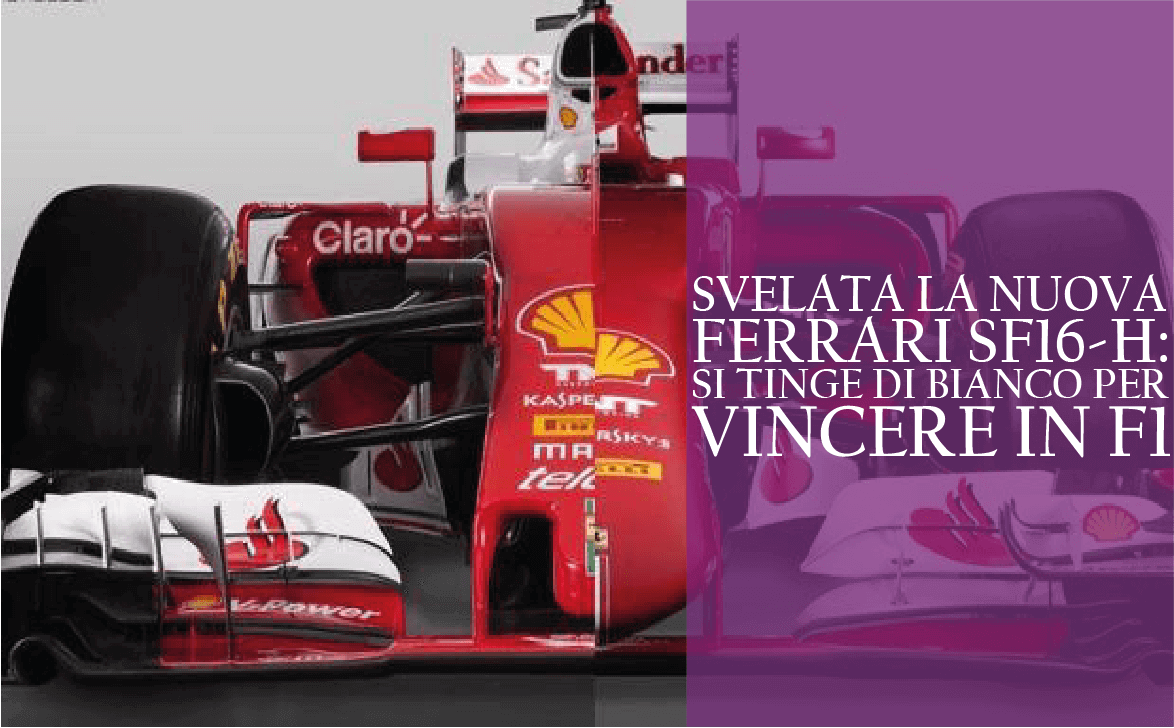 Svelata la nuova Ferrari SF16-H: si tinge di bianco per vincere in F1