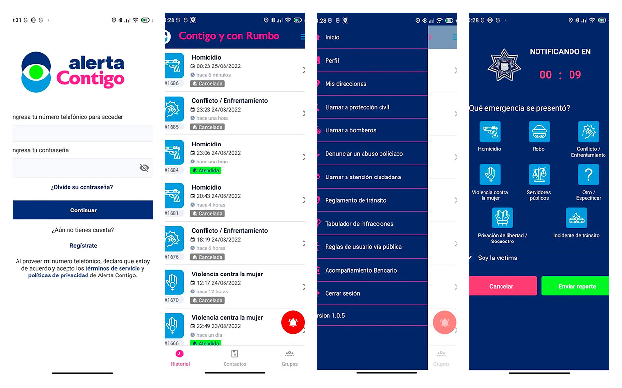 Presenta Ayuntamiento de Puebla la plataforma de seguridad ‘Alerta Contigo’ - Reto Diario