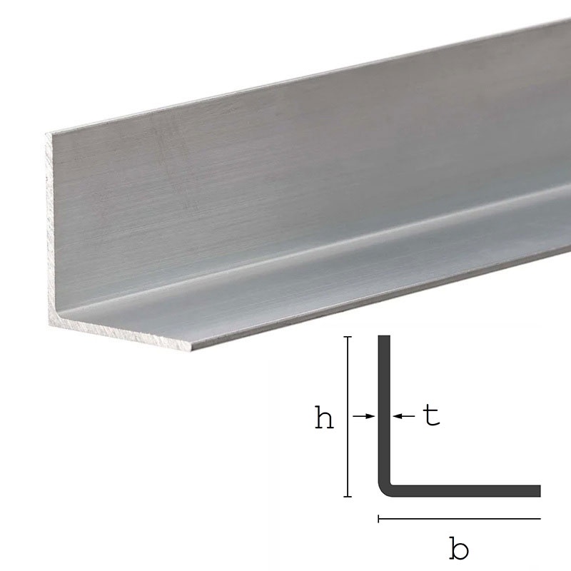 Kulmateräkset Teräs L-profiili S235J2C+N 30x30x2mm 6000mm