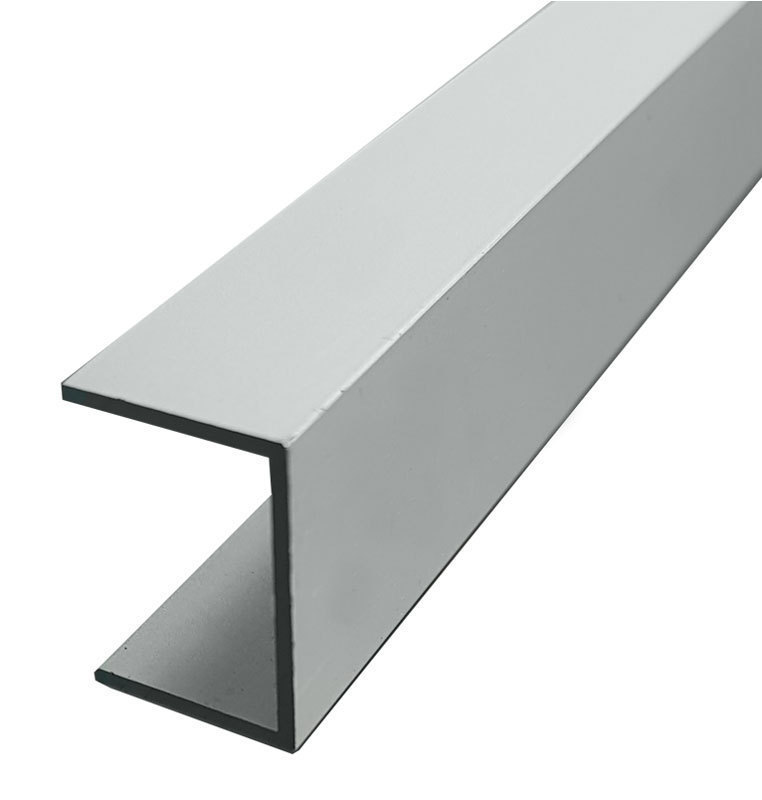 U-Profiilit Alumiini 15x15x15x2mm 6000mm