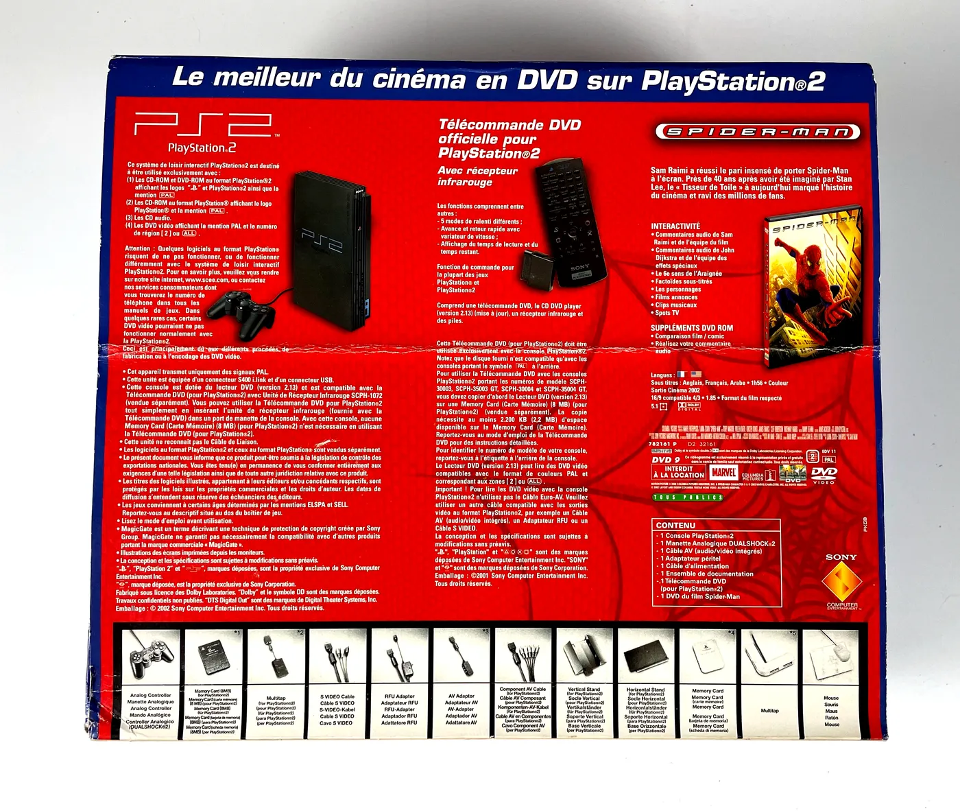 PlayStation 2 PS2 Spider-Man Pack Console SCPH-39004 Complete ...