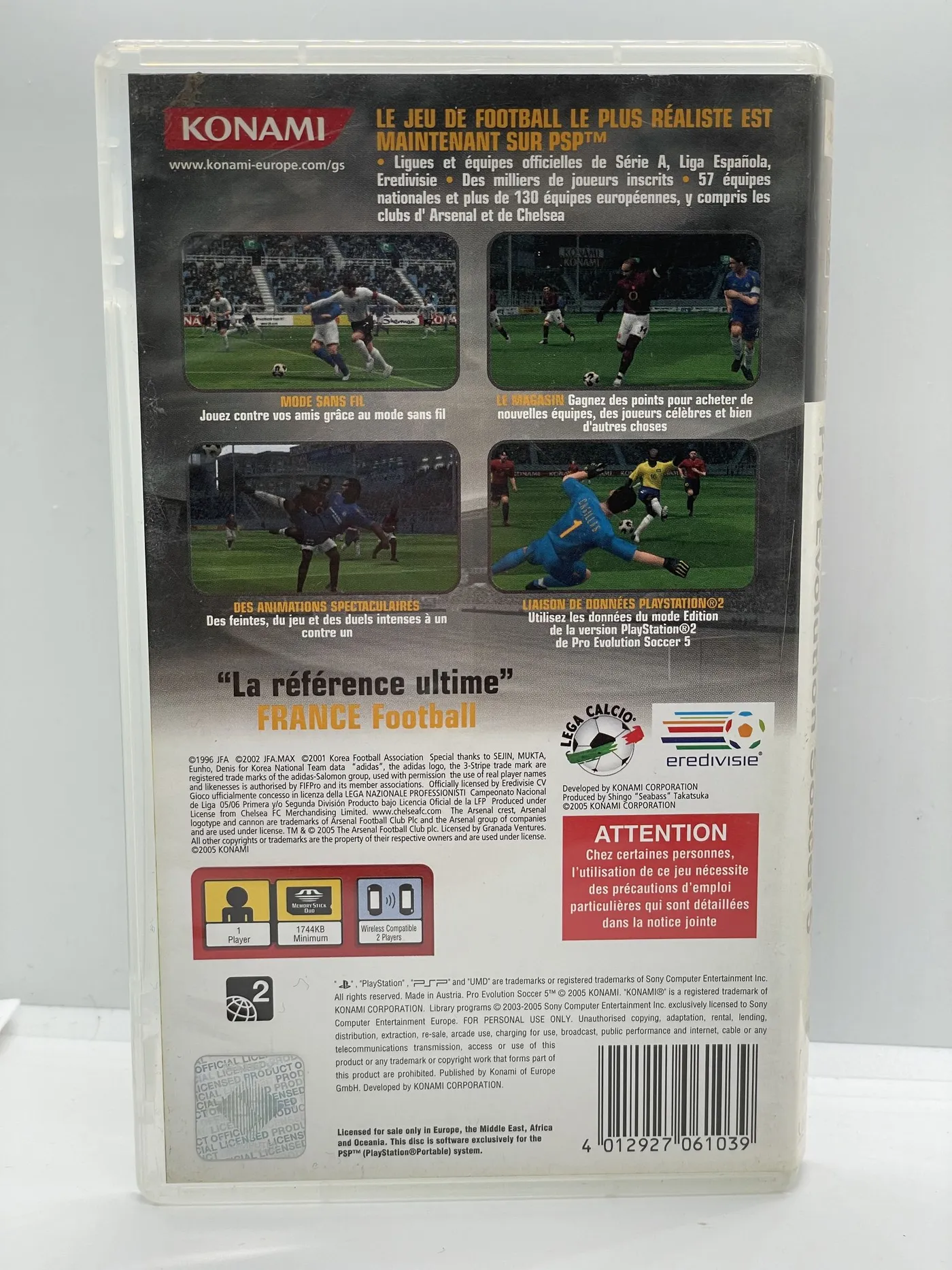 Pro Evolution Soccer 5 PSP - PlayStation Portable (PSP) | Retrobroker