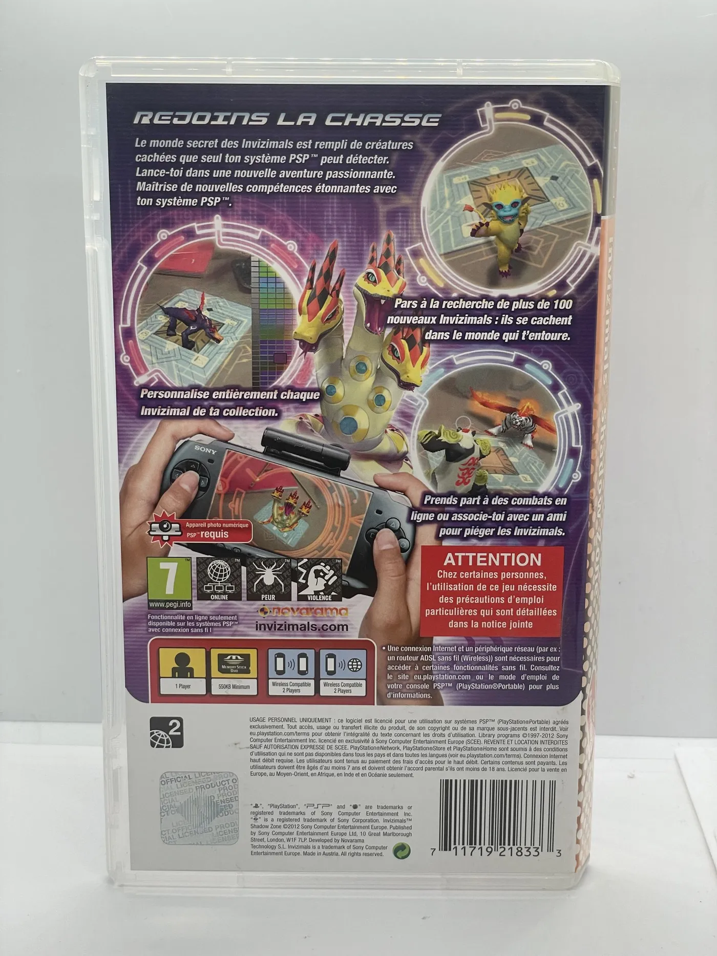 Invizimals shadow zone psp store