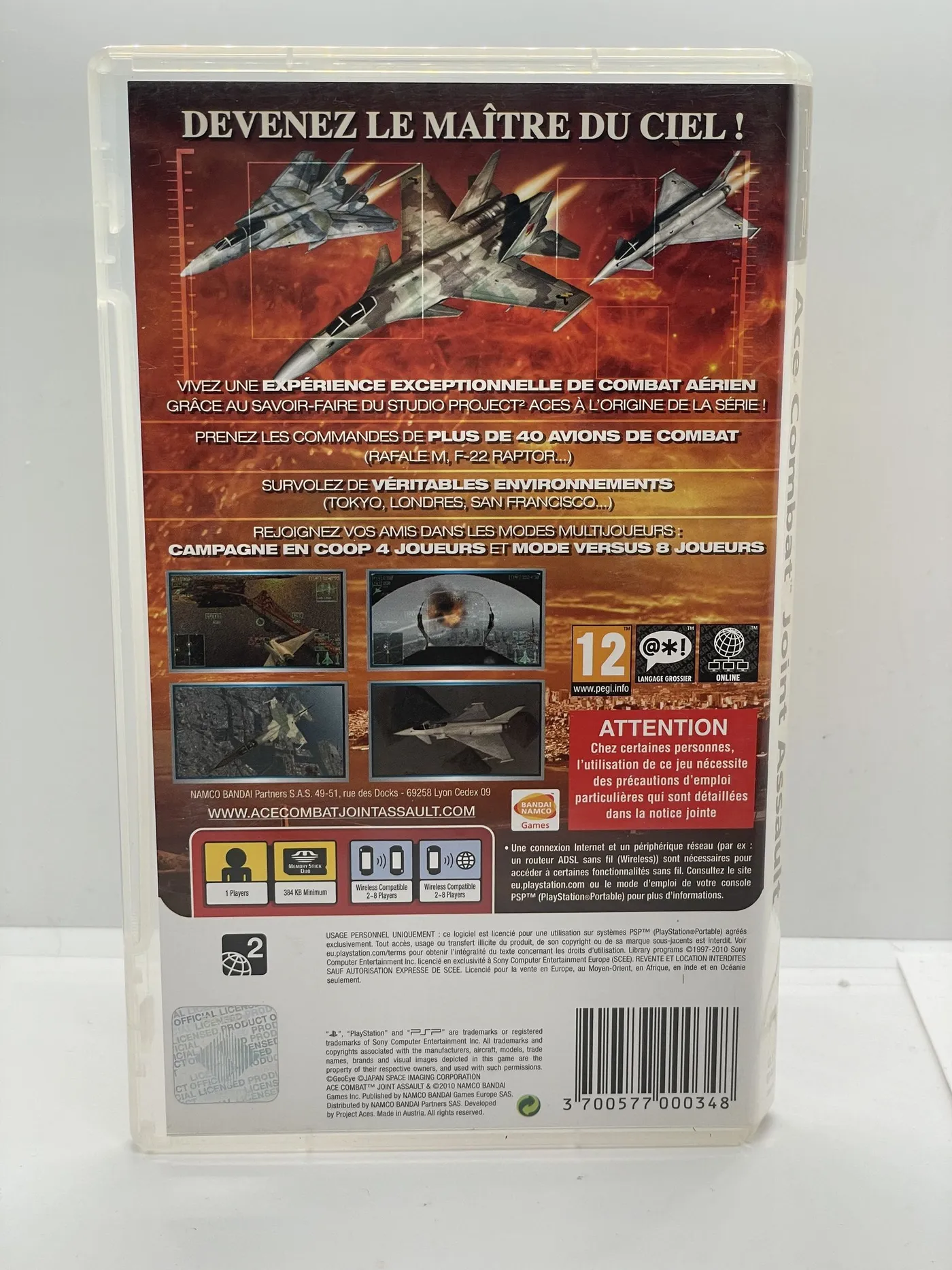 Ace Combat Joint Assault PSP - PlayStation Portable (PSP) | Retrobroker
