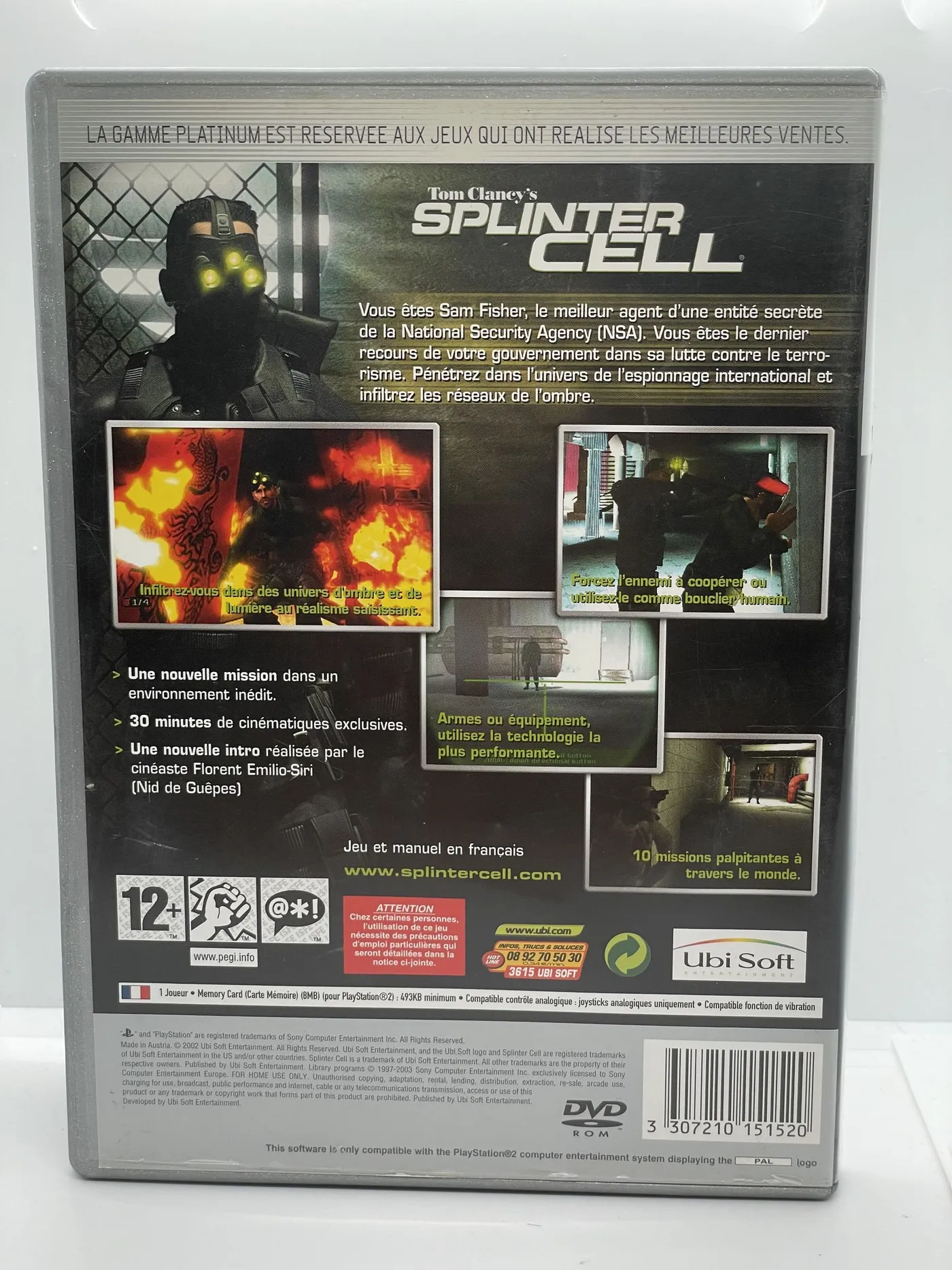 Tom Clancy's Splinter Cell PS2 - PlayStation 2 | Retrobroker