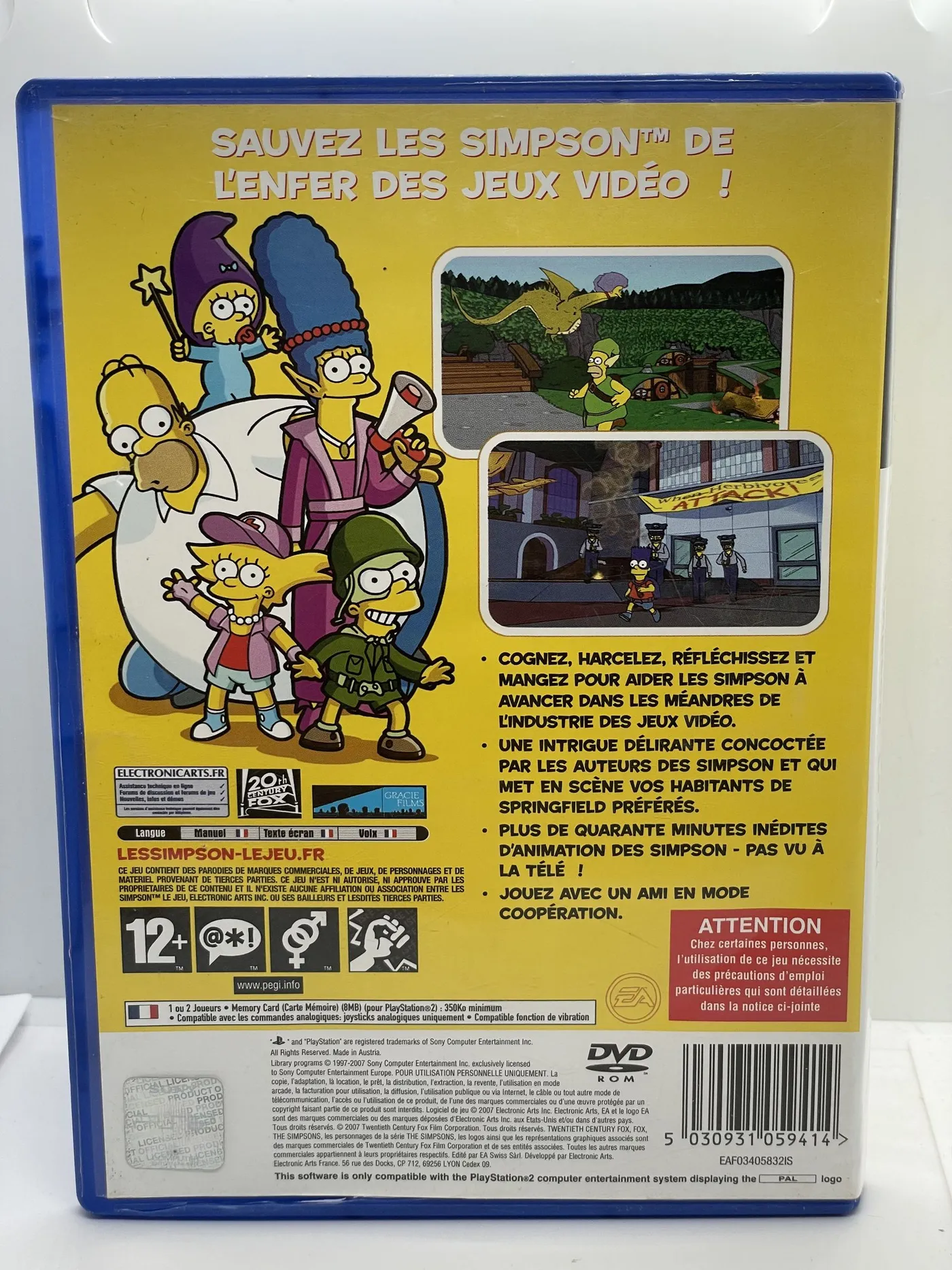 Simpsons PS2 FR