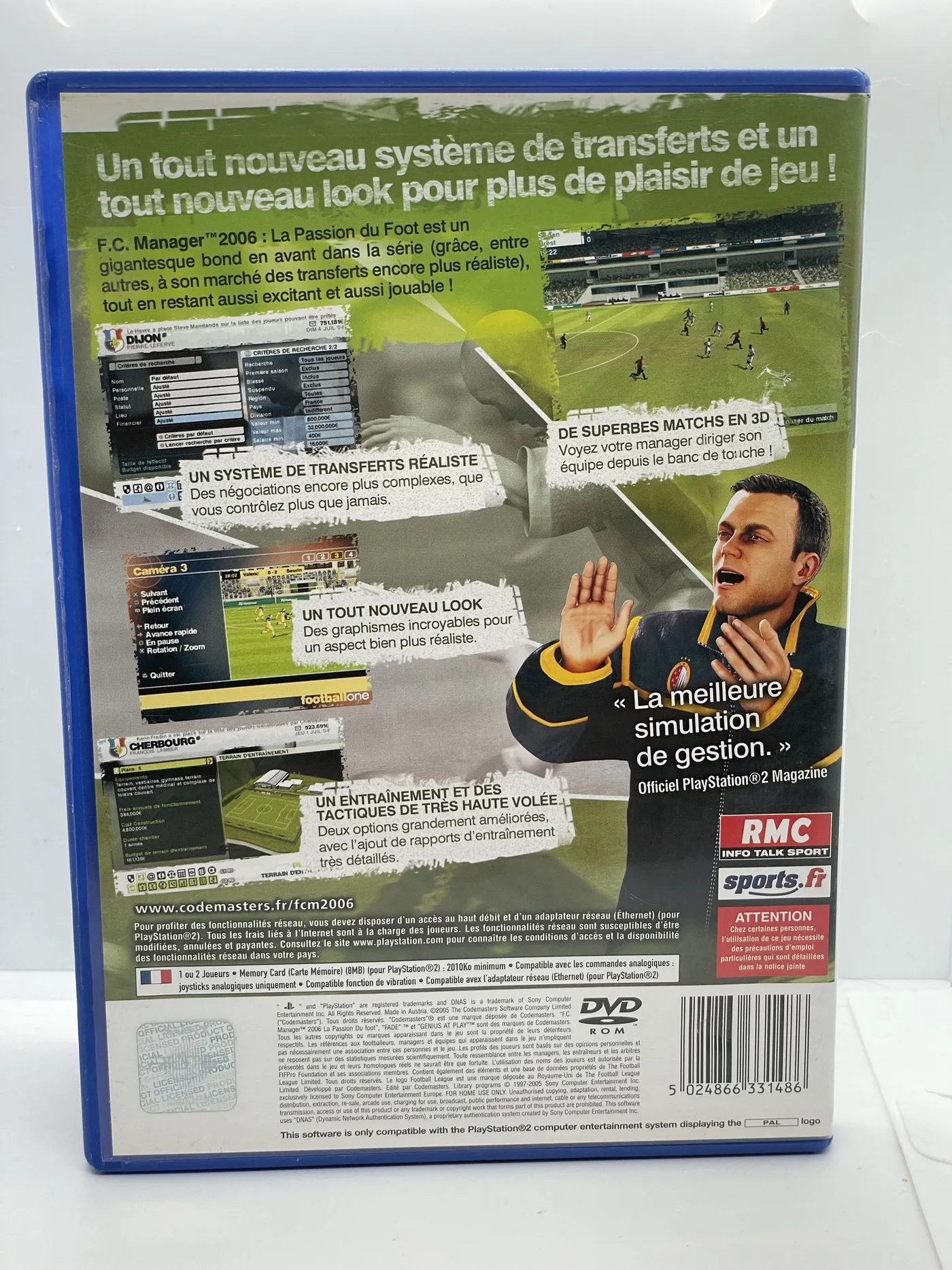 LMA Manager 2006 PS2 - PlayStation 2 | Retrobroker
