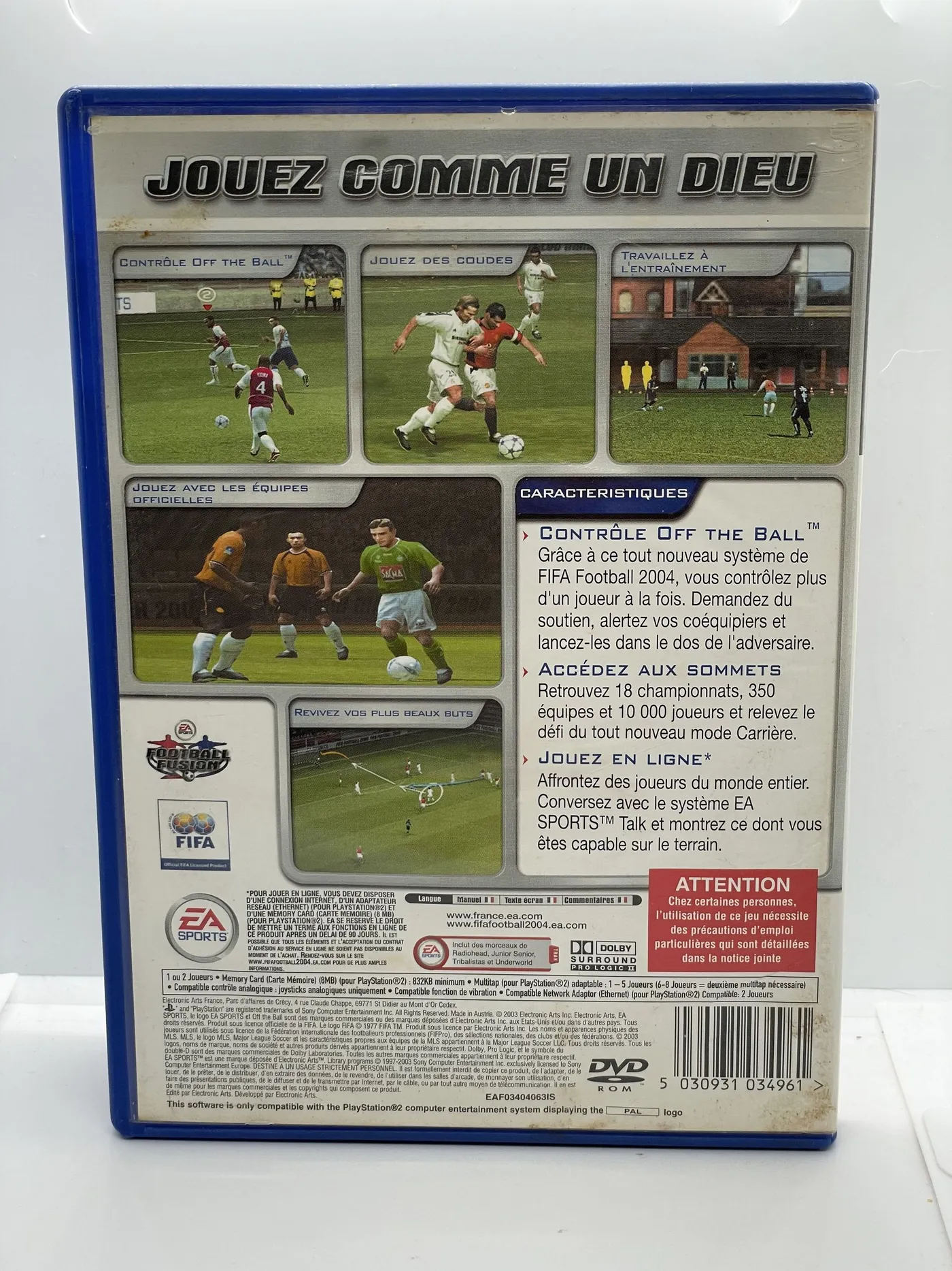 FIFA Football 2004 PS2 (FR) - PlayStation 2 | Retrobroker